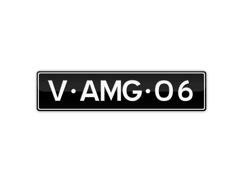 V·AMG·06 (Mercedes AMG Enthusiast Plate) Number Plates For Sale, VIC ...
