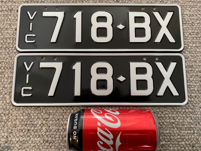 718·BX (Porsche 718 Boxster) Number Plates For Sale, VIC - MrPlates