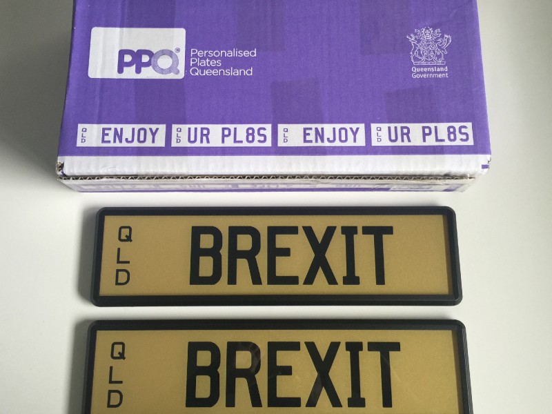 BREXIT Number Plates For Sale, QLD - MrPlates