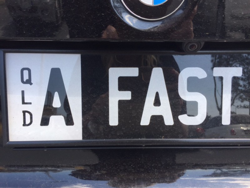 A FAST (For All FAST Cars) Number Plates For Sale, QLD - MrPlates