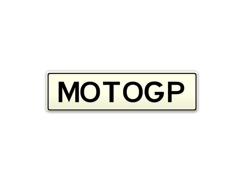MOTOGP (MOTOGP RACING) Number Plates For Sale, VIC - MrPlates