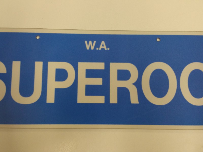 SUPEROO Number Plates For Sale, WA - MrPlates