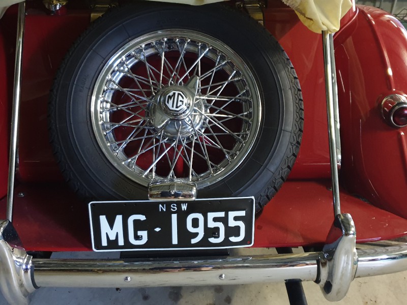 MG 1955 Number Plates For Sale, NSW - MrPlates