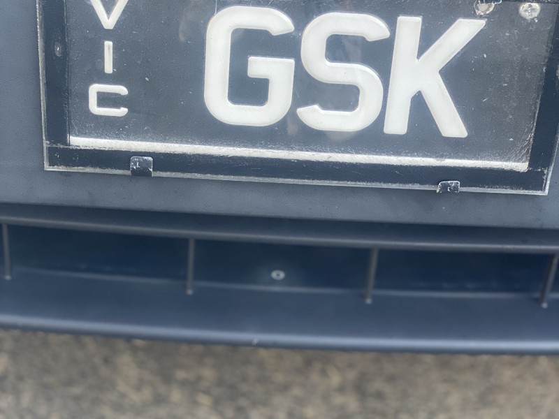 GSK Number Plates For Sale, VIC - MrPlates