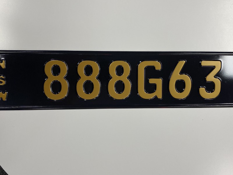 888G63 (Mercedes AMG G63) Number Plates For Sale, NSW - MrPlates