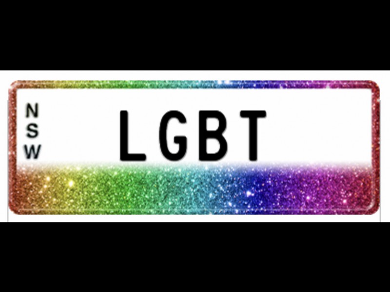 LGBT Number Plates For Sale, NSW - MrPlates