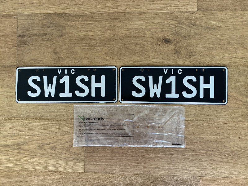 SW1SH (Swish Stylish) Number Plates For Sale, VIC - MrPlates