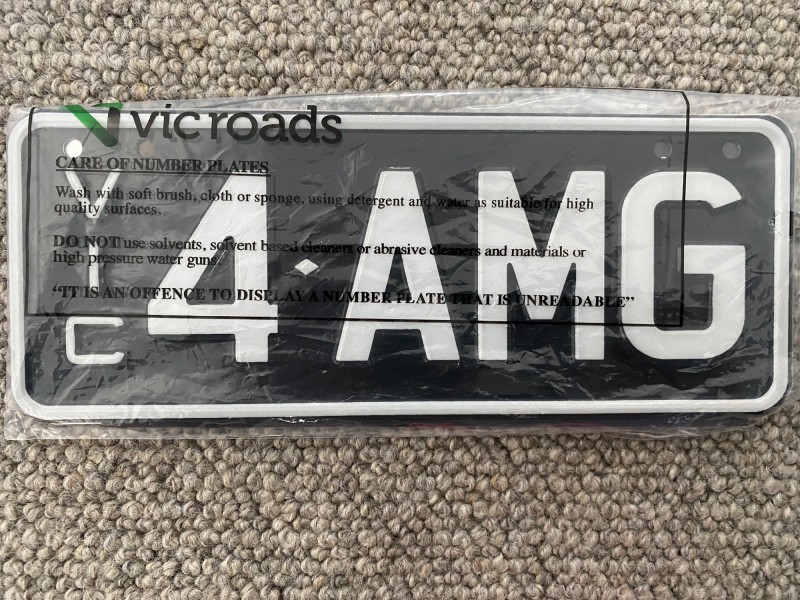 4·AMG (Mercedes AMG) Number Plates For Sale, VIC