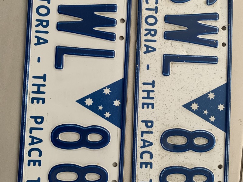 SWL 888 Number Plates For Sale, VIC - MrPlates