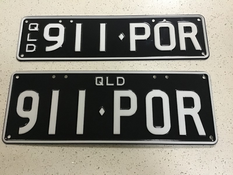 911 POR (911 Porsche) Number Plates For Sale, QLD - MrPlates