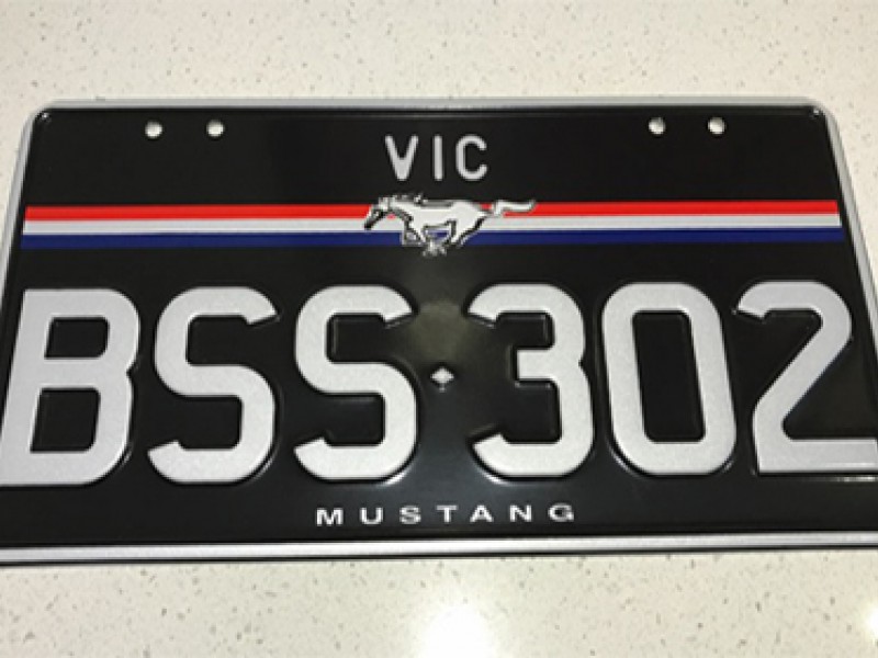 BSS 302 (BOSS 302 Mustang) Number Plates For Sale, VIC - MrPlates