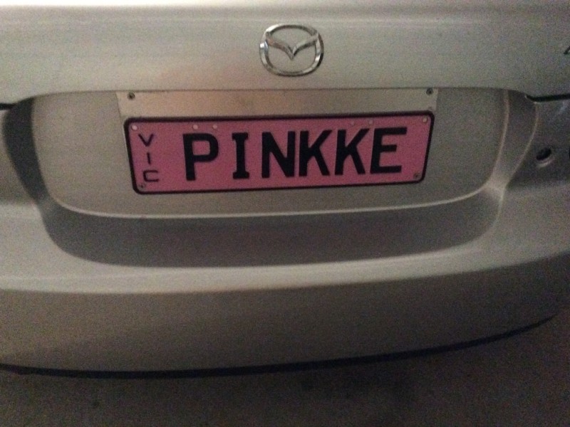 PINKKE Number Plates For Sale, VIC - MrPlates
