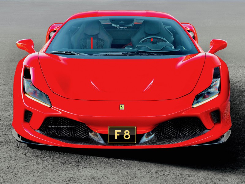 F8 (Ferrari F8) Number Plates For Sale, SA - MrPlates