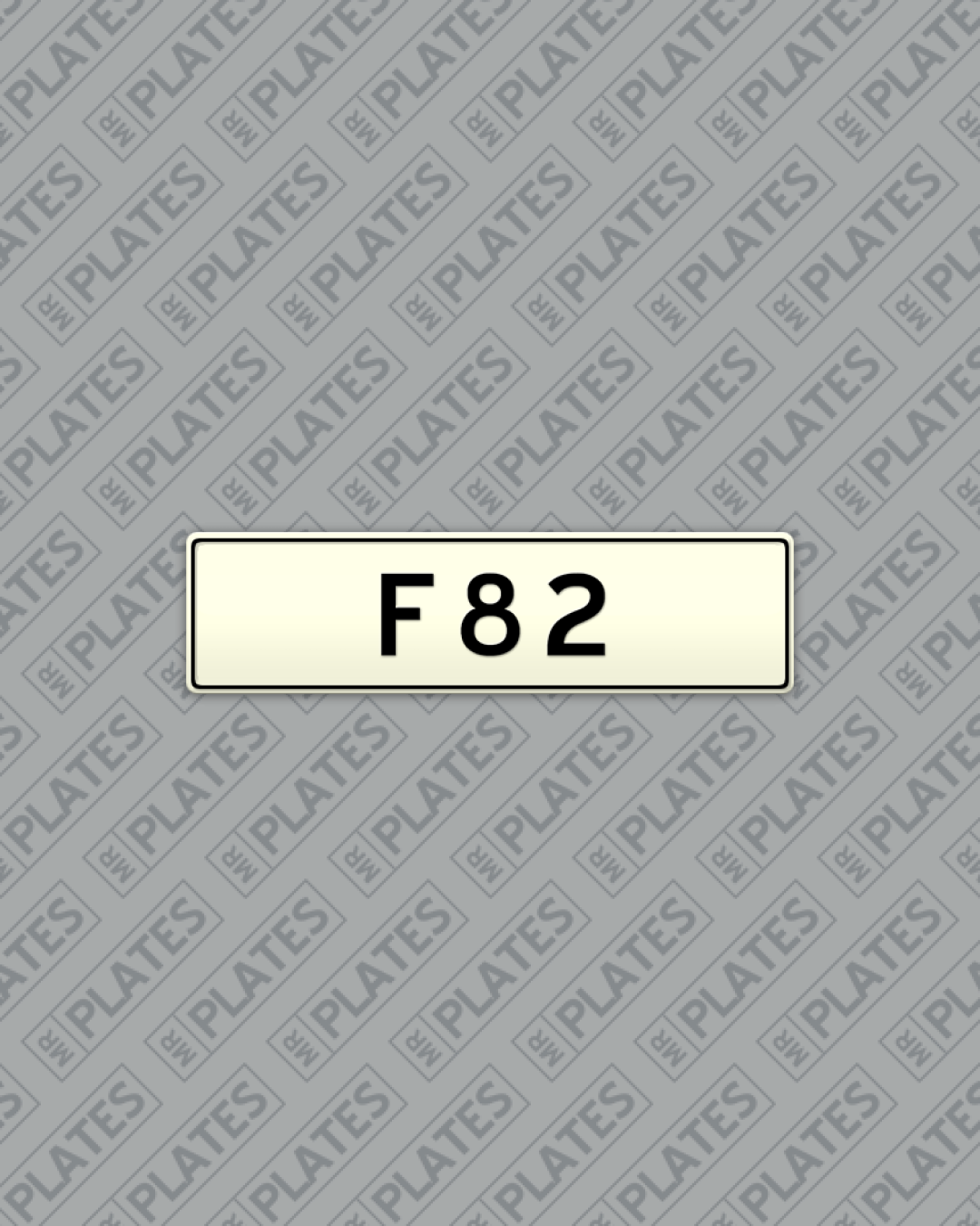 F82 (Series Of Bmw M4) Number Plates For Sale, WA - MrPlates