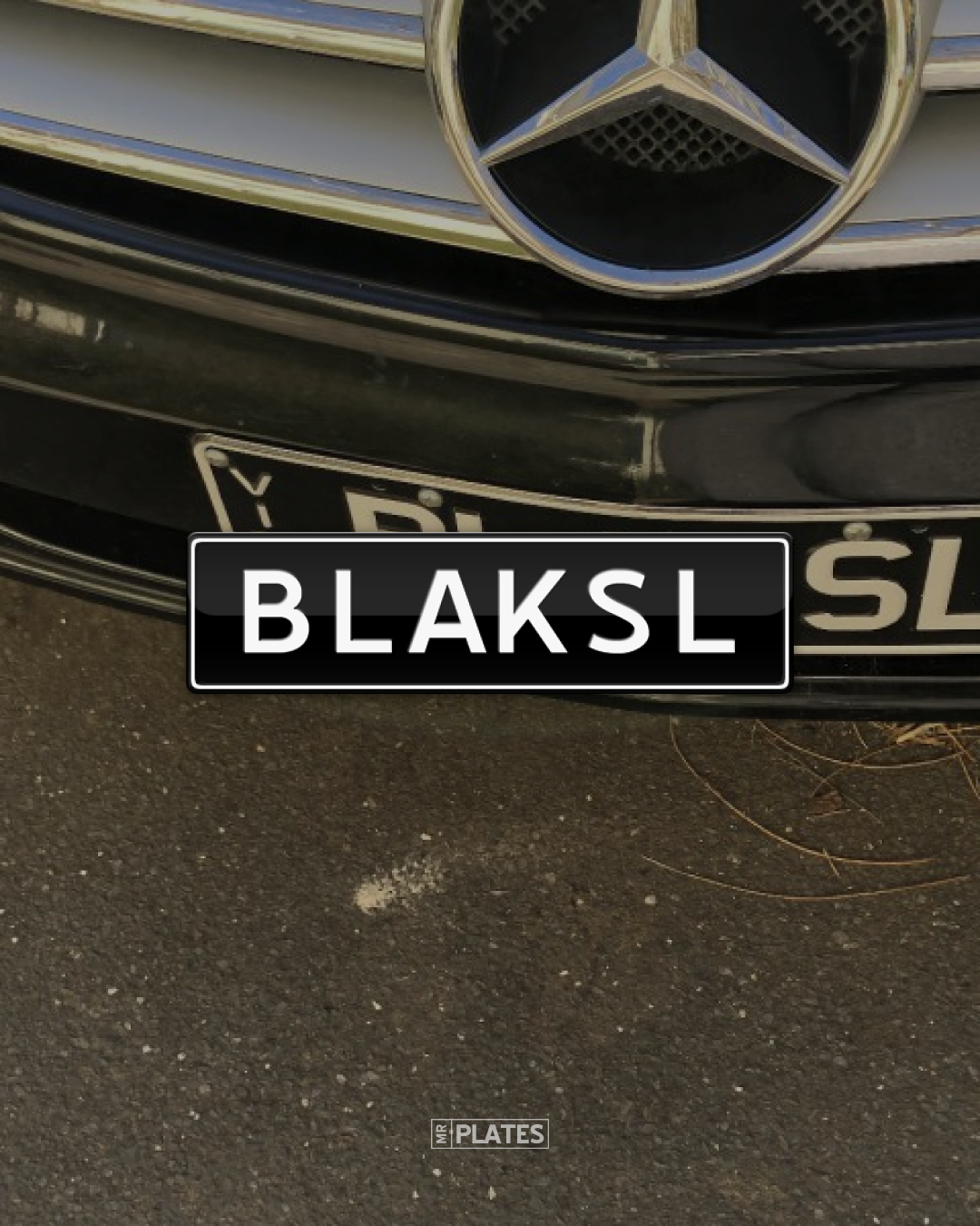 BLAKSL (Black SL) Number Plates For Sale, VIC - MrPlates