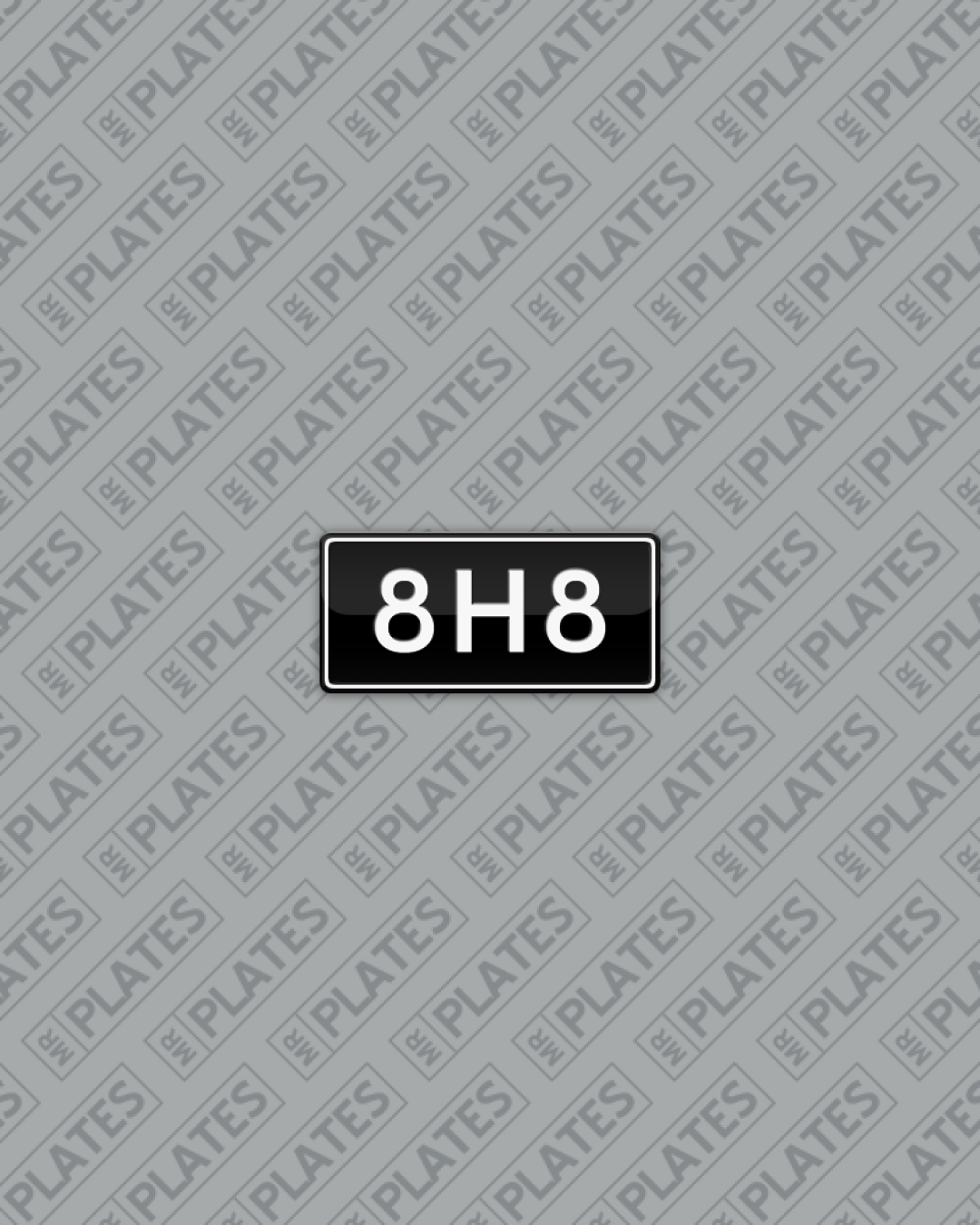 8H8 Number Plates For Sale, NSW - MrPlates