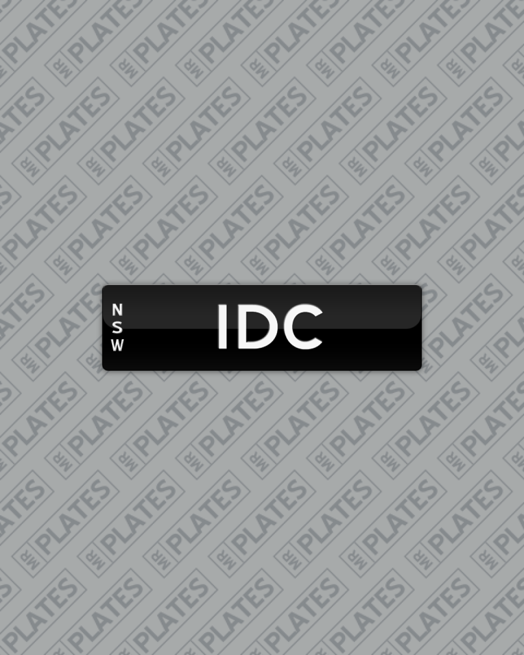 IDC ("I Don't Care") Number Plates For Sale, NSW - MrPlates