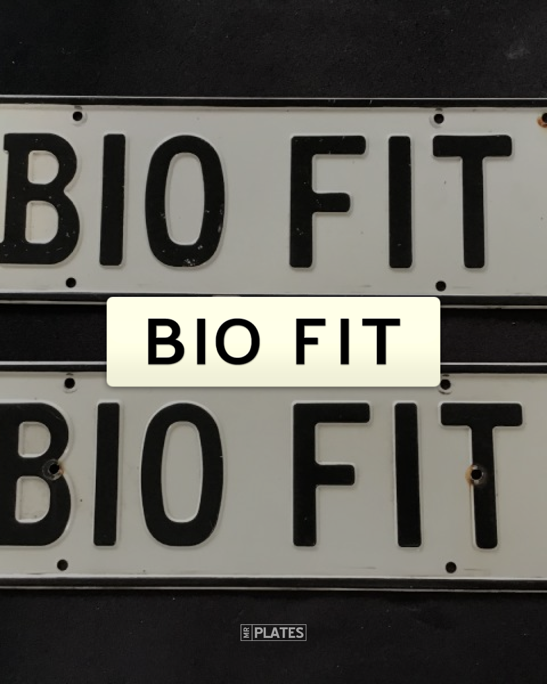 BIO FIT Number Plates For Sale - MrPlates