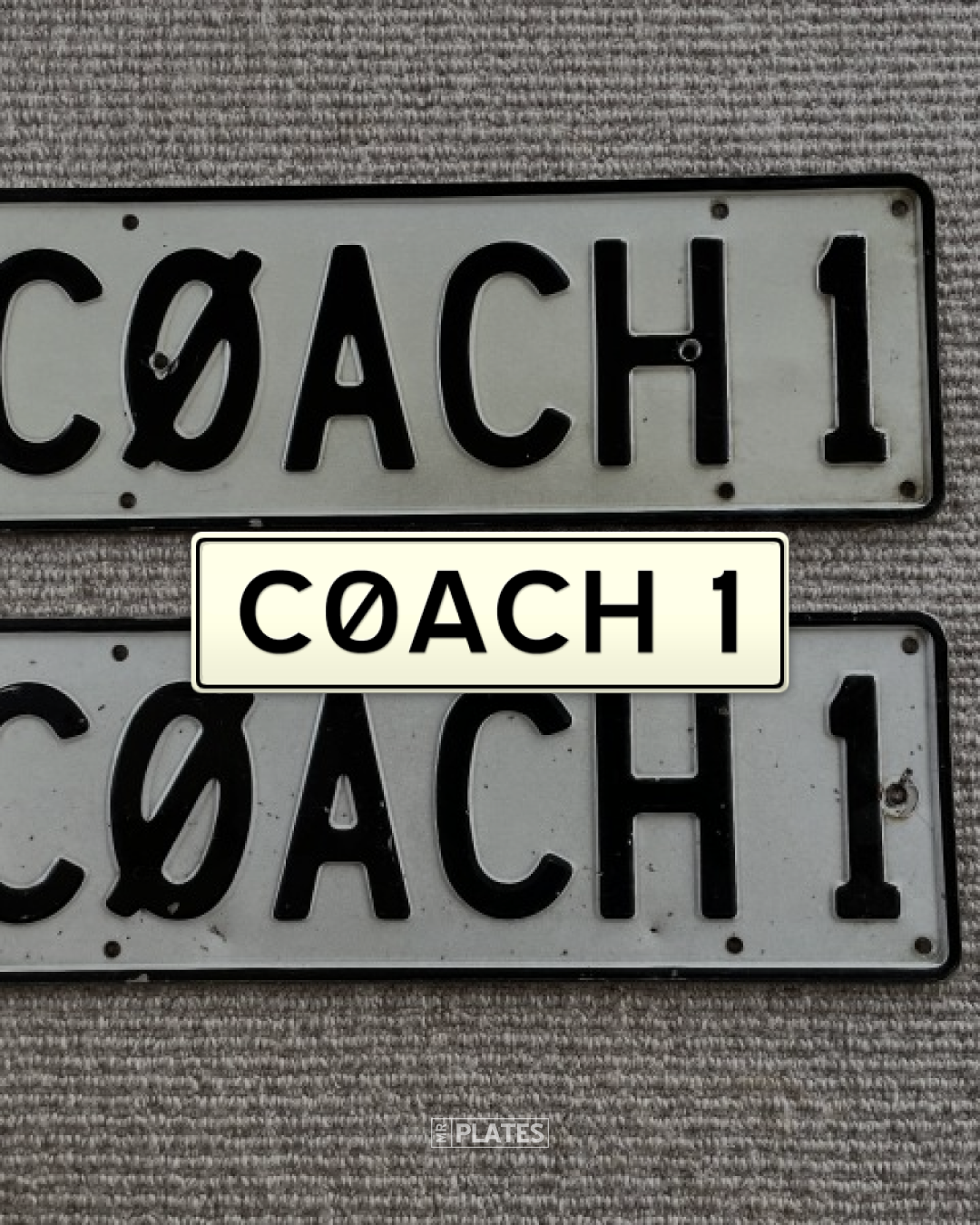 C0ACH 1 (Coach) Number Plates For Sale - MrPlates