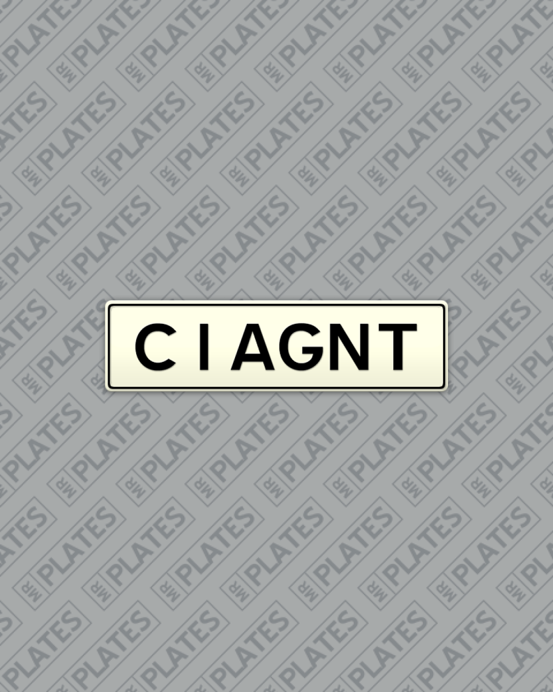 CIAGNT (CIA Agent) Number Plates For Sale, VIC - MrPlates