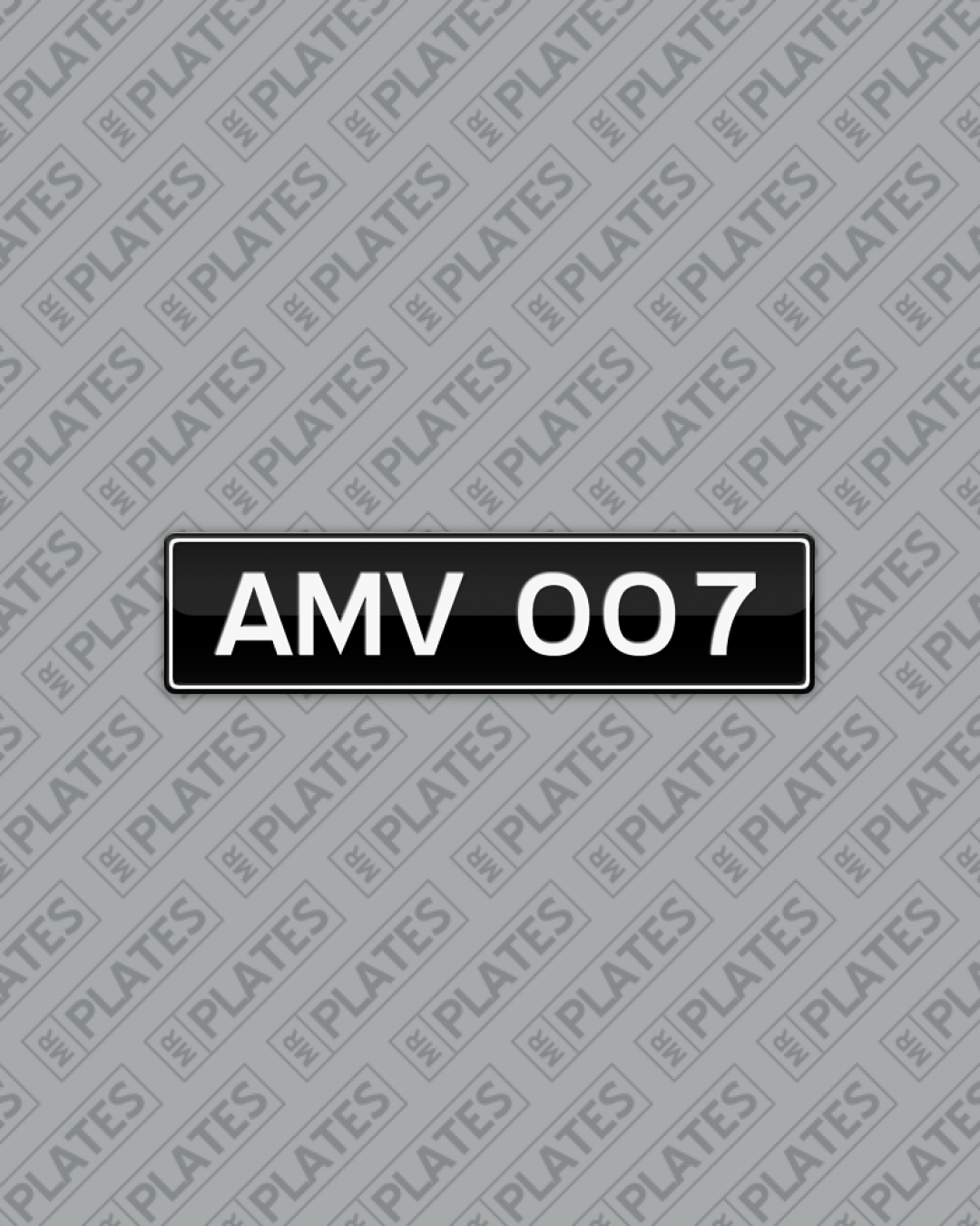 AMV 007 (Aston Martin 007) Number Plates For Sale, QLD - MrPlates