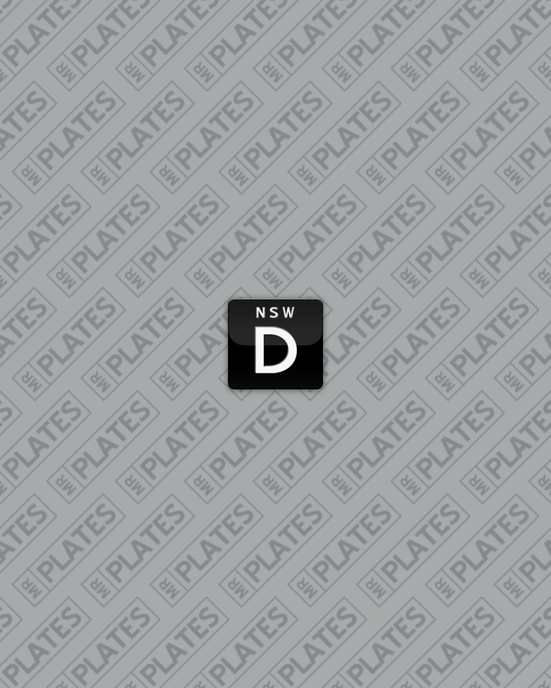 D Number Plates For Sale, NSW - MrPlates