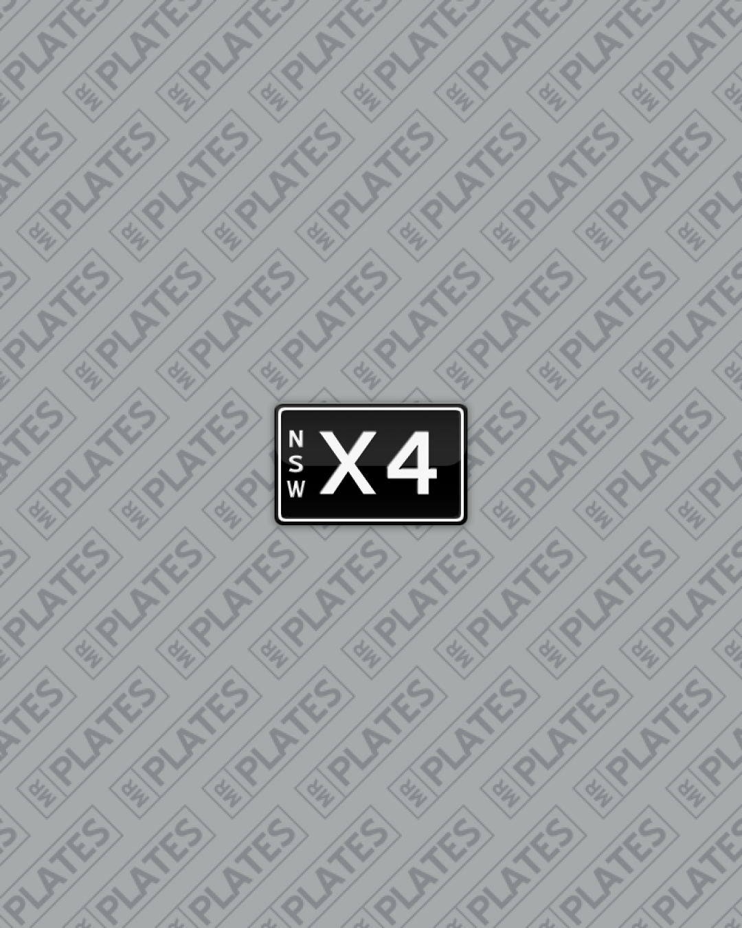X4 Number Plates For Sale, NSW - MrPlates