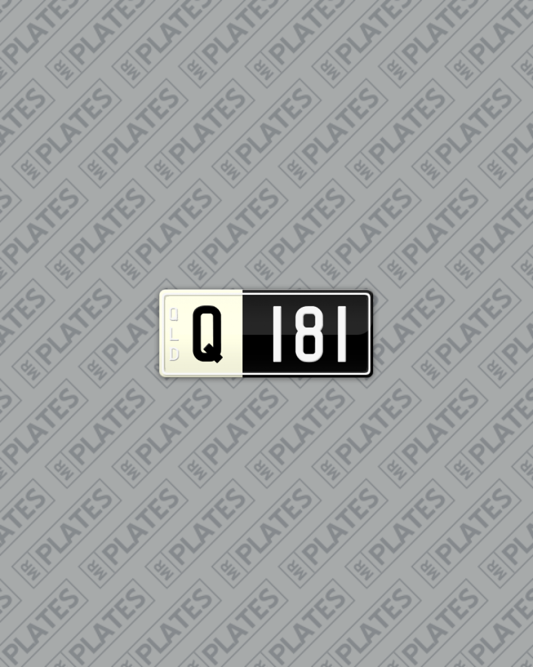 Q181 (QLD Heritage Plates) Number Plates For Sale, QLD - MrPlates