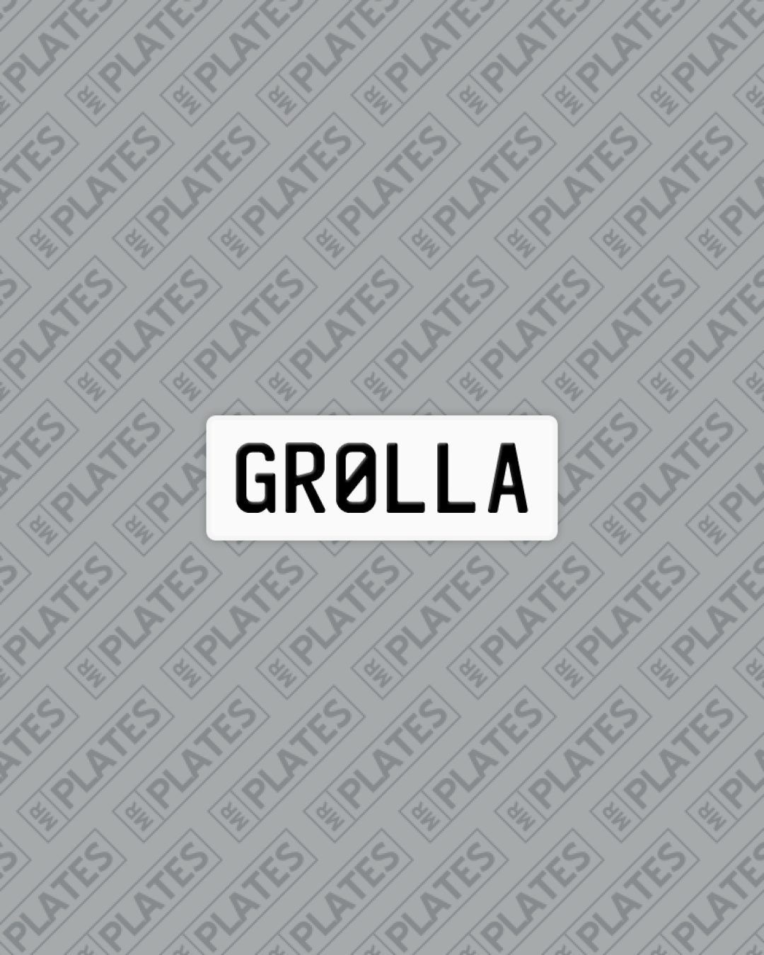 GR0LLA (For Your Toyota GR COROLLA) Number Plates For Sale - MrPlates