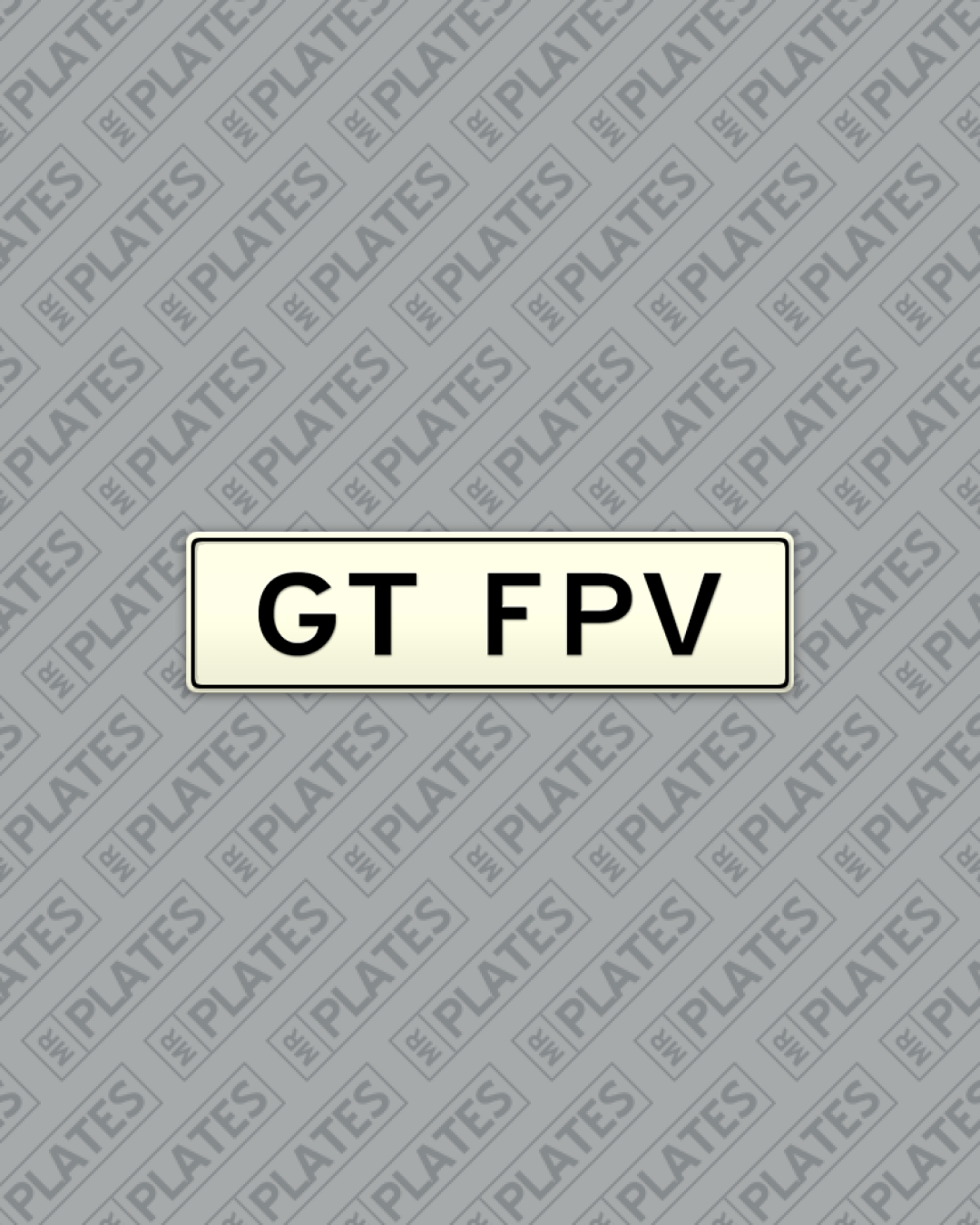 GT FPV Number Plates For Sale, NSW - MrPlates