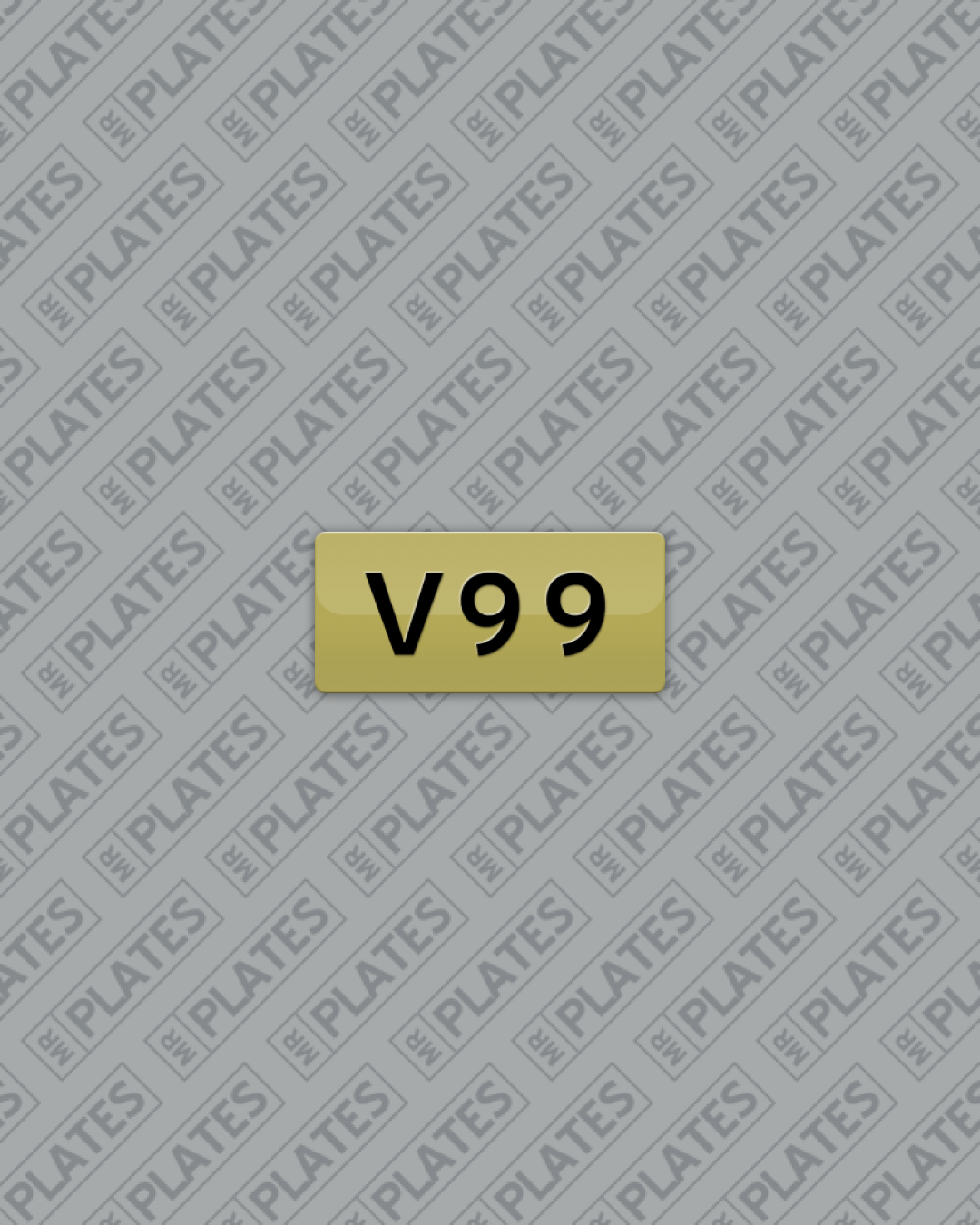 V99 (Victory 99!) Number Plates For Sale, VIC - MrPlates