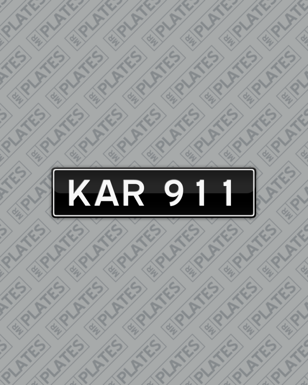 KAR 911 Number Plates For Sale, VIC - MrPlates