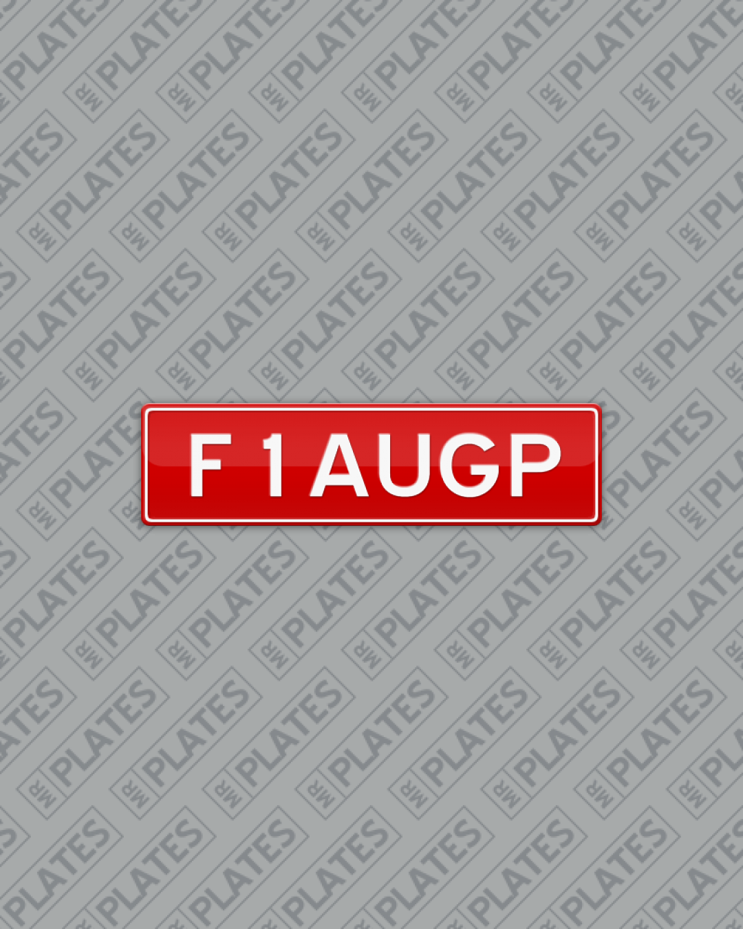 F1AUGP (F1 Aust Grand Prix) Number Plates For Sale, VIC - MrPlates