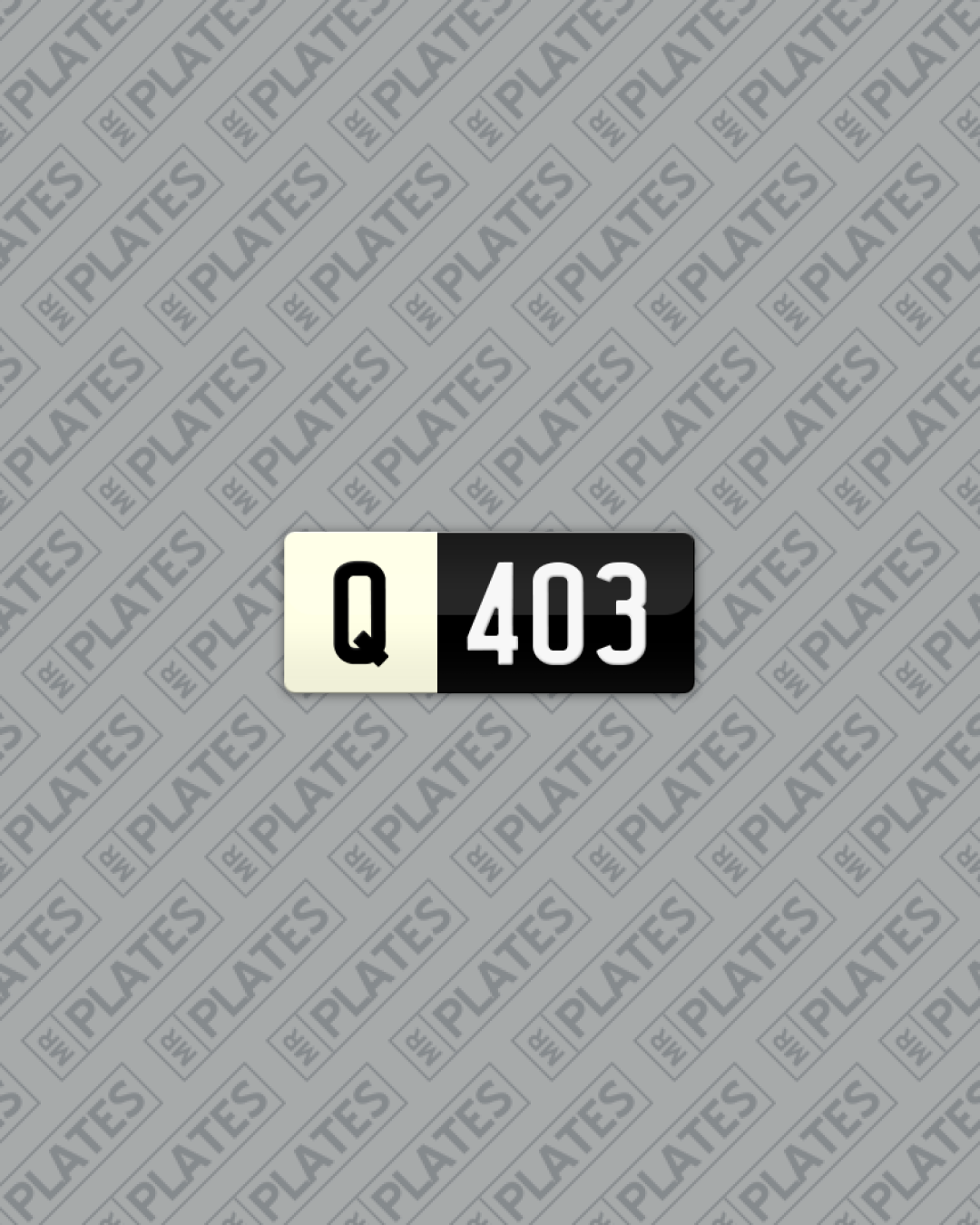 Q403 Number Plates For Sale, QLD - MrPlates