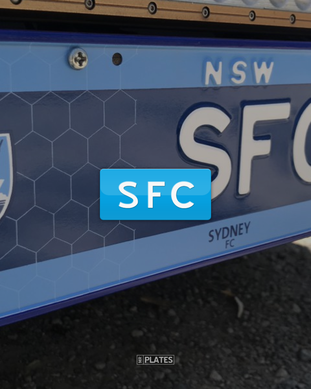 SFC (Sydney Football Club) Number Plates For Sale, NSW - MrPlates