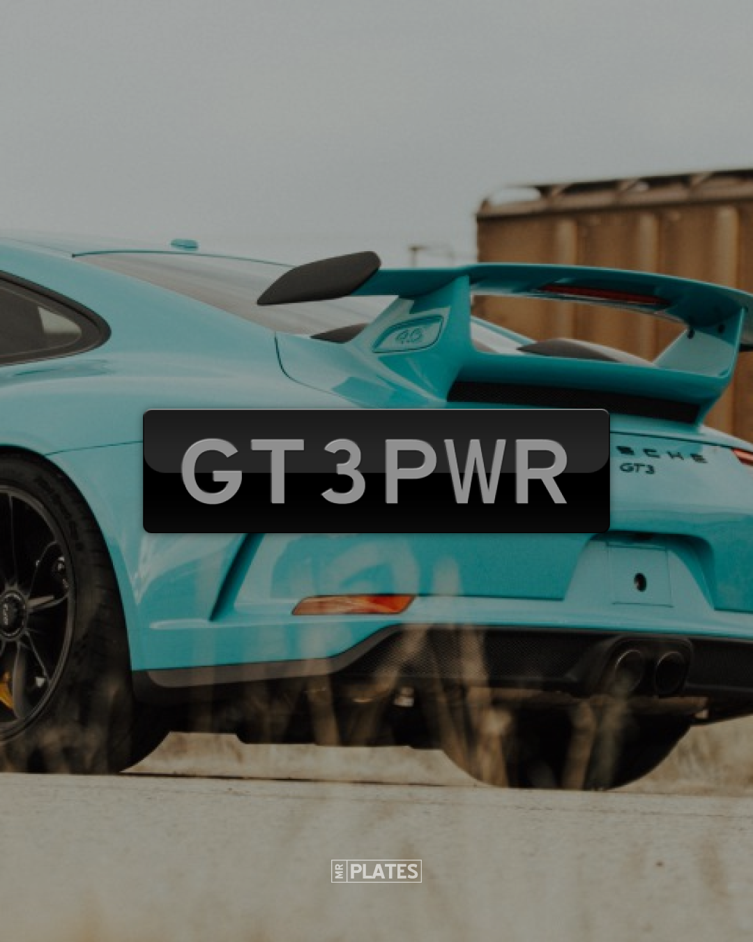 GT3PWR (Powerful GT3 Porsche) Number Plates For Sale, QLD - MrPlates