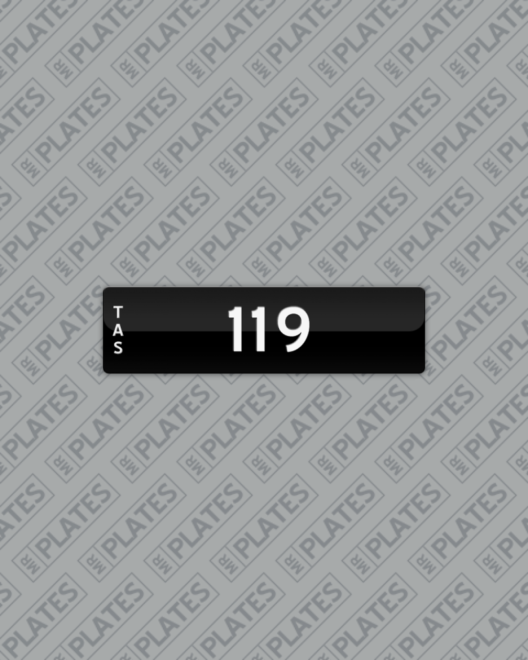119 Number Plates For Sale, TAS - MrPlates