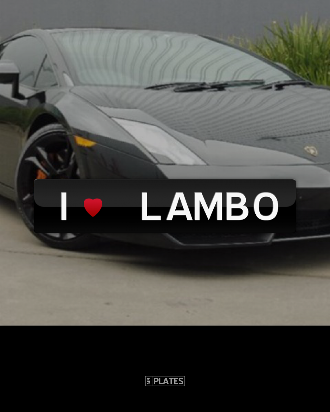 I LAMB0 (I Love Lamborghini) Number Plates For Sale, QLD - MrPlates
