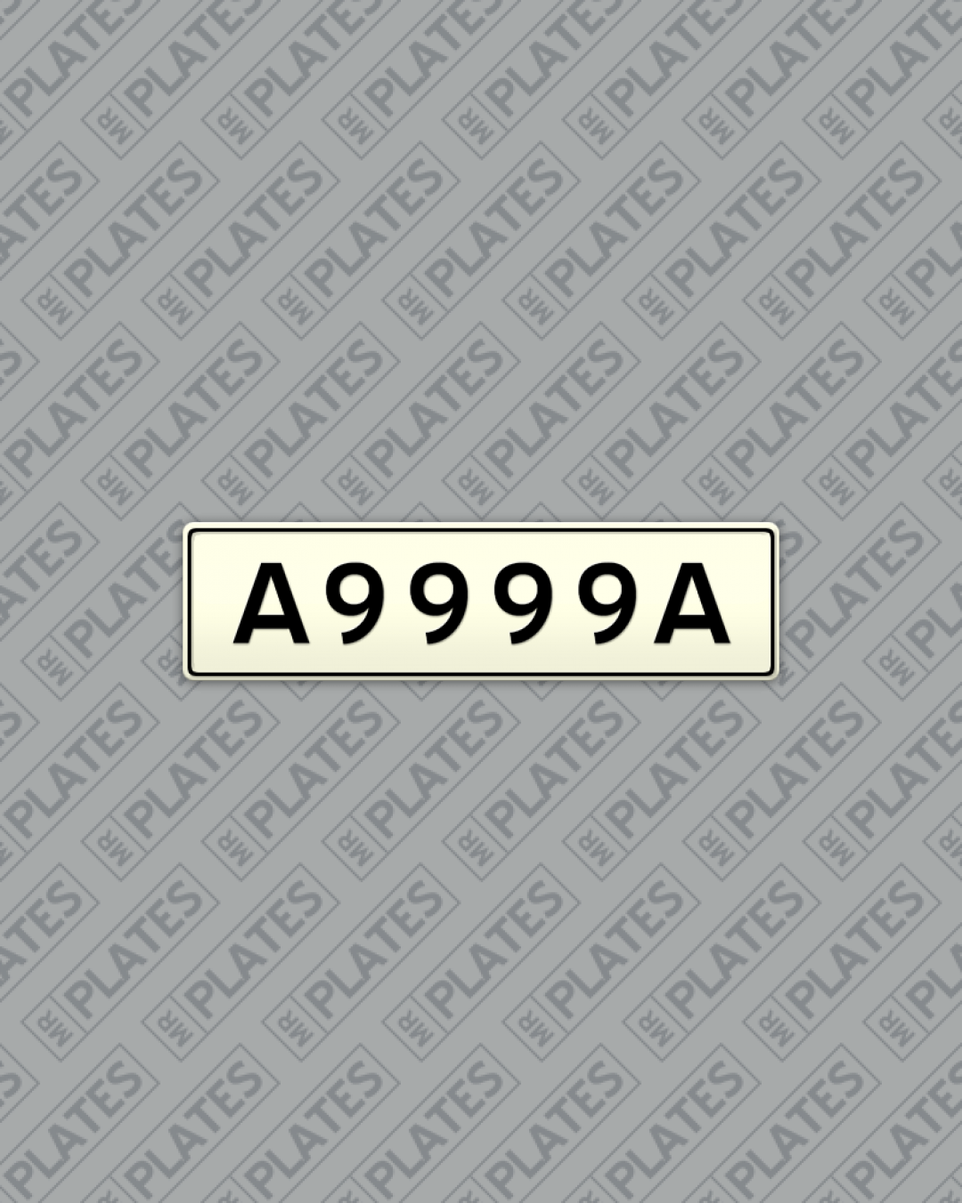 A9999A (999) Number Plates For Sale, NSW - MrPlates