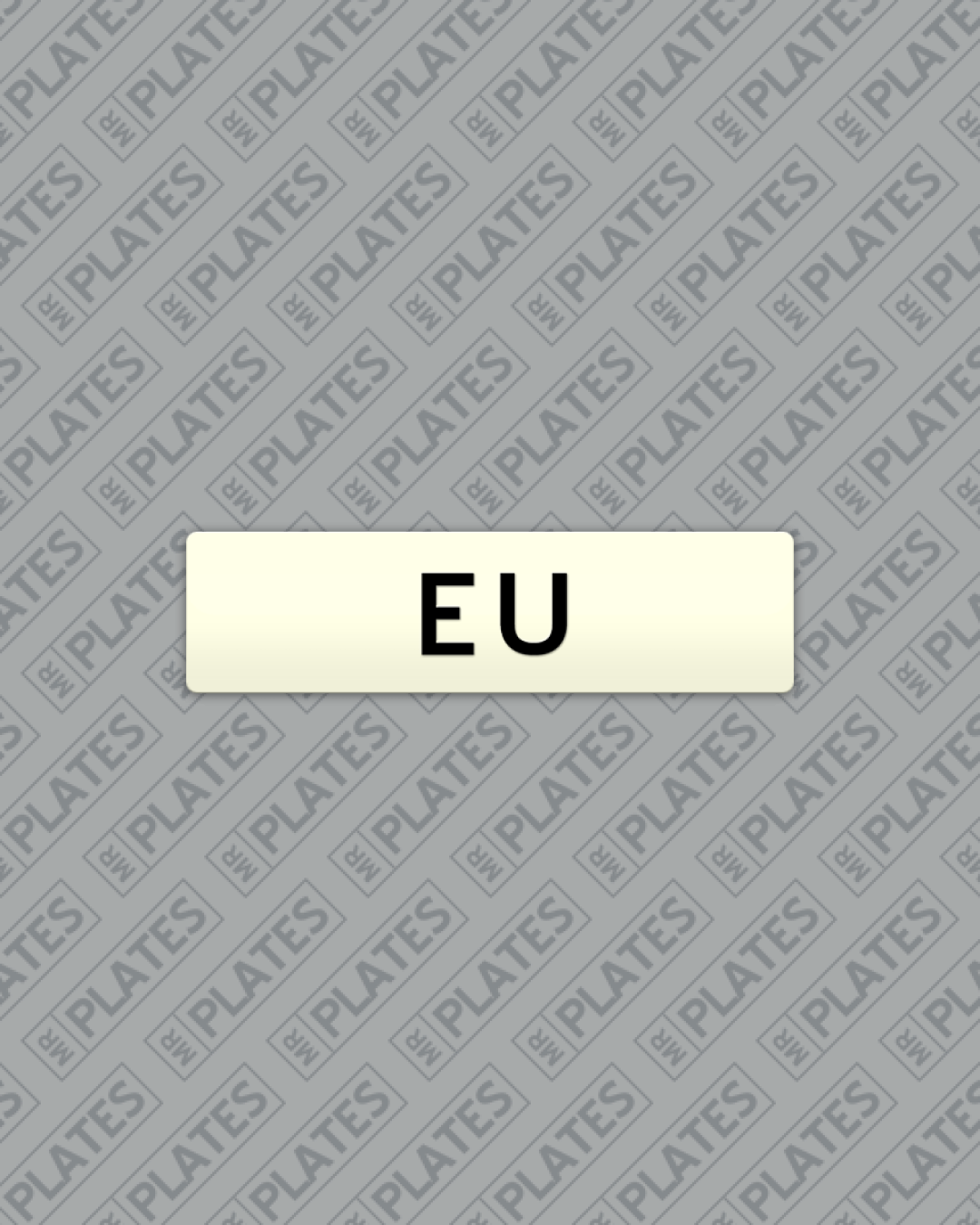 EU (Euro Plate) Number Plates For Sale - MrPlates