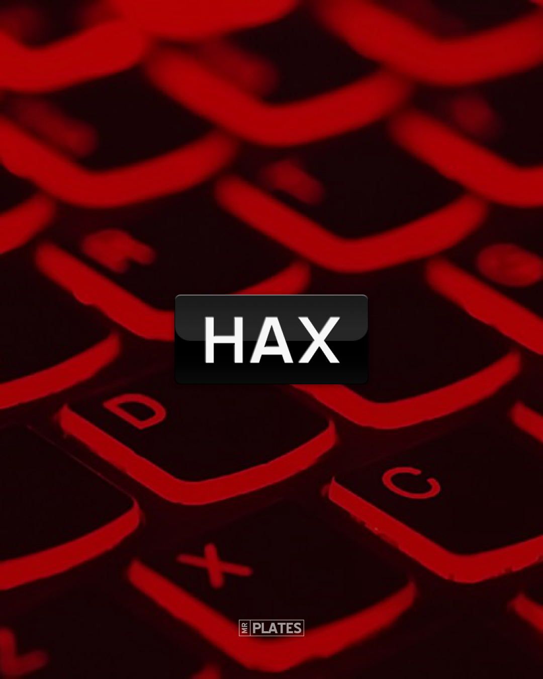 HAX (Hack Online Gamer) Number Plates For Sale, NSW - MrPlates