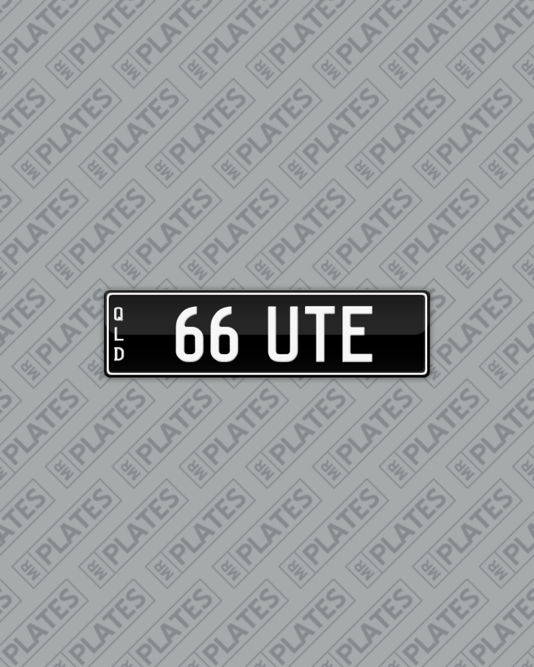 66 UTE Number Plates For Sale, QLD - MrPlates