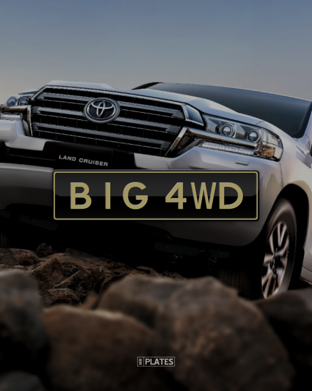 BIG 4WD Number Plates For Sale, QLD - MrPlates