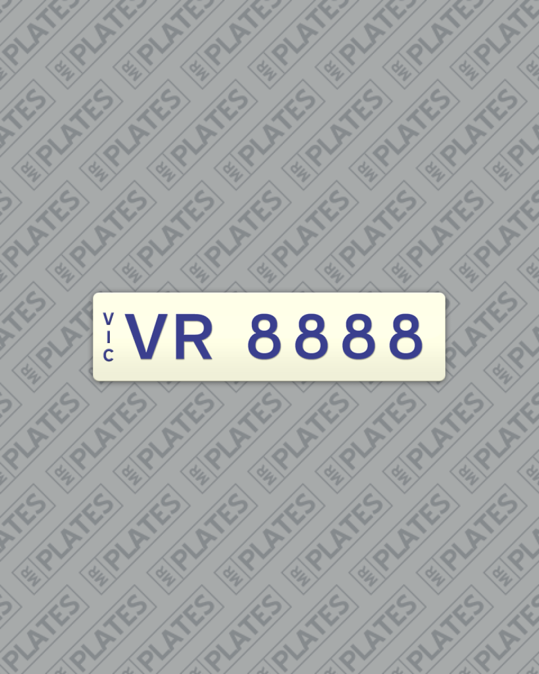 VR 8888 Number Plates For Sale, VIC - MrPlates