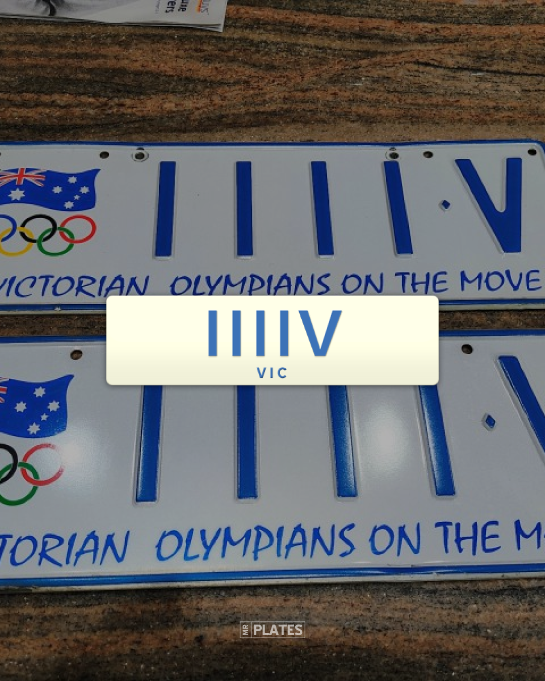 IIIIV Number Plates For Sale, VIC - MrPlates