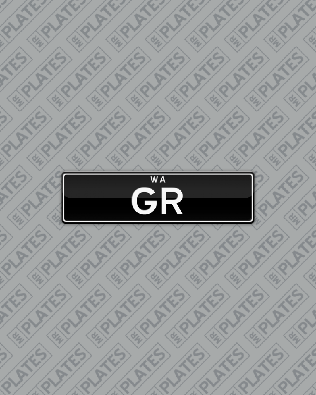 GR Number Plates For Sale, WA - MrPlates