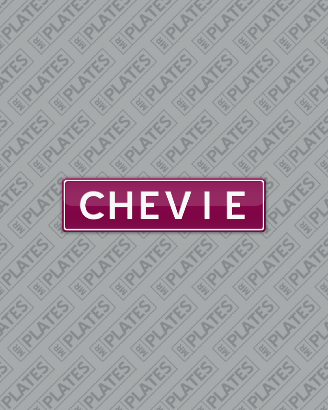 CHEVIE (Chevrolet) Number Plates For Sale, QLD - MrPlates