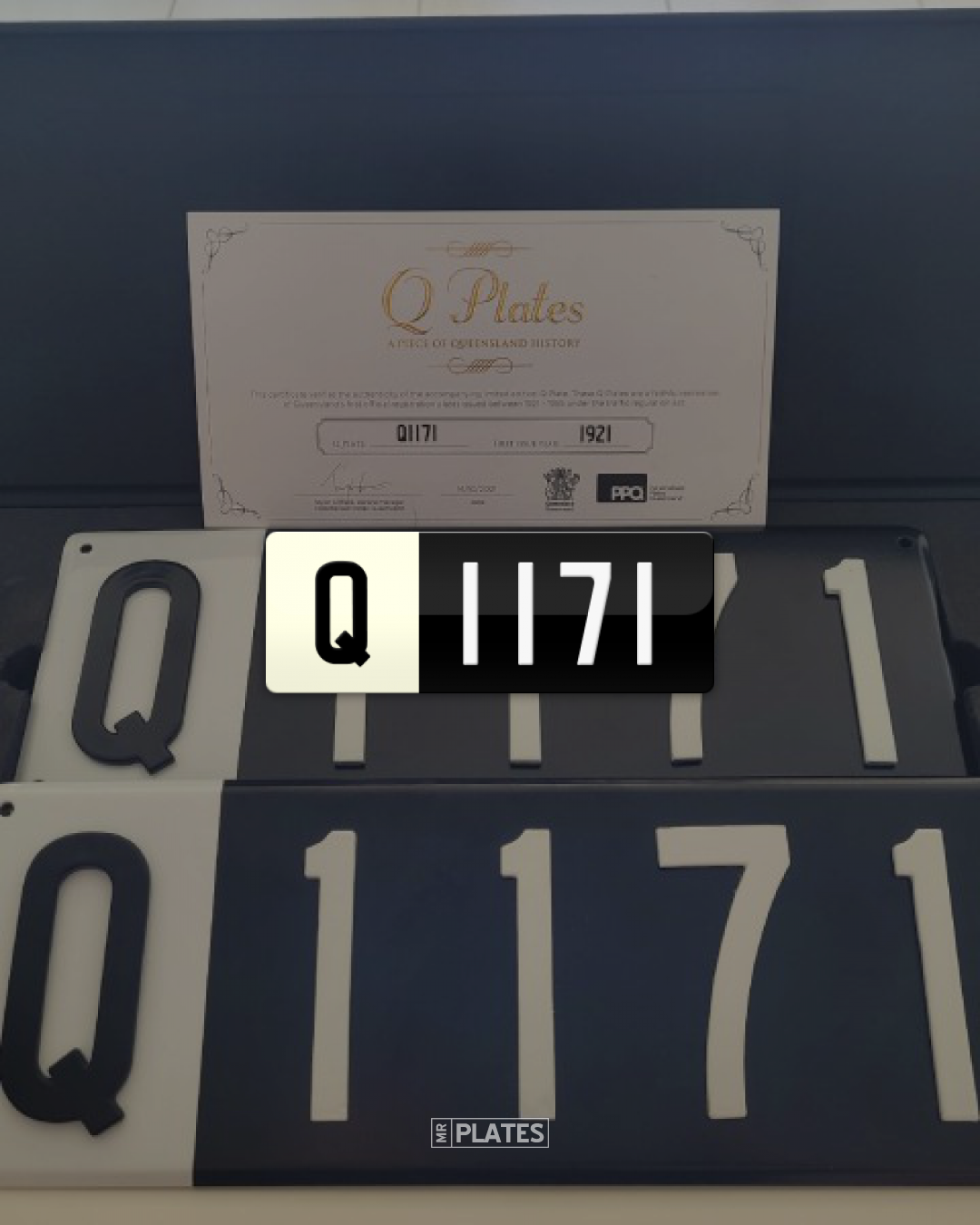 Q1171 (Rare Heritage Q Plate) Number Plates For Sale, QLD - MrPlates
