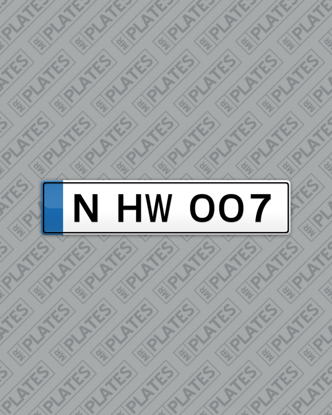 N HW 007 (James Bond) Number Plates For Sale, NSW - MrPlates