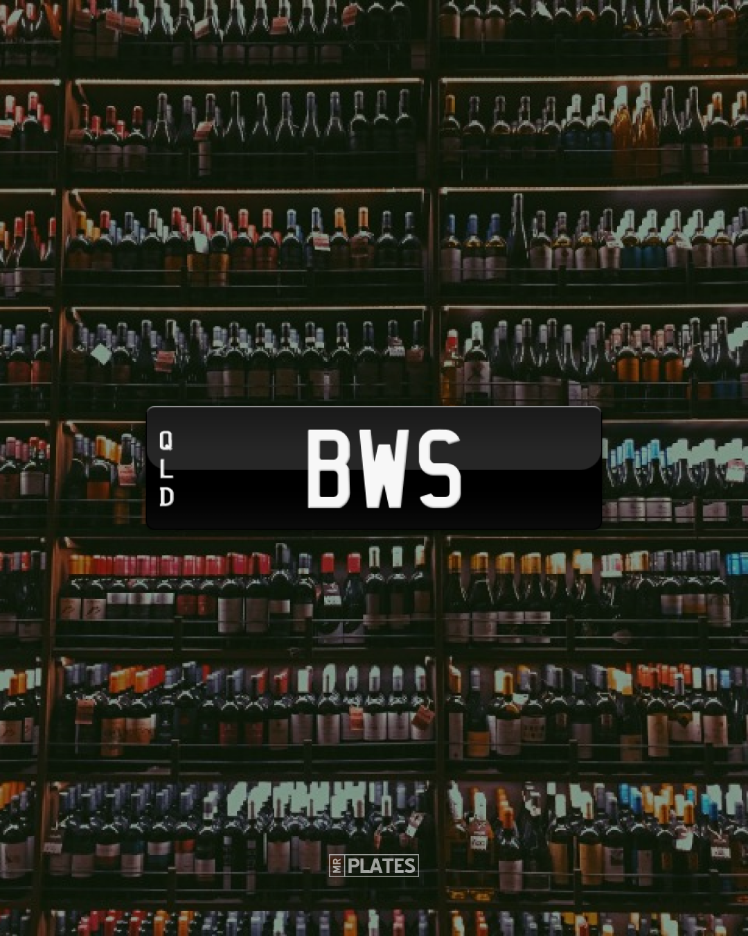 BWS (Beer, Wine, Spirits) Number Plates For Sale, QLD - MrPlates